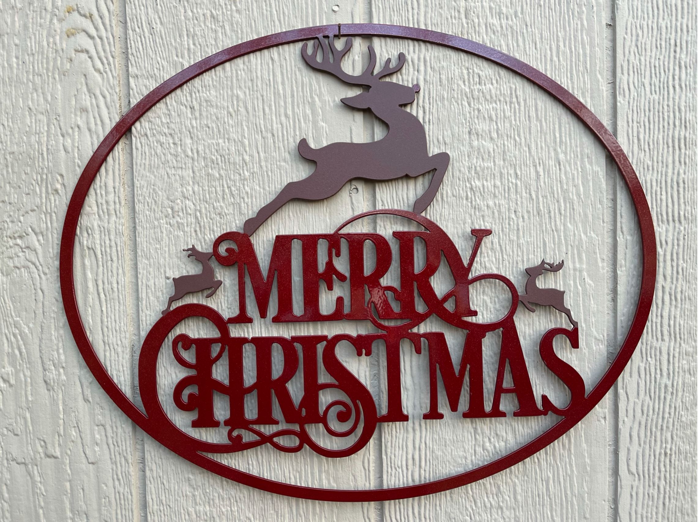 Merry Christmas w/ Rudolph ⋆ DED-CON METALWORKS