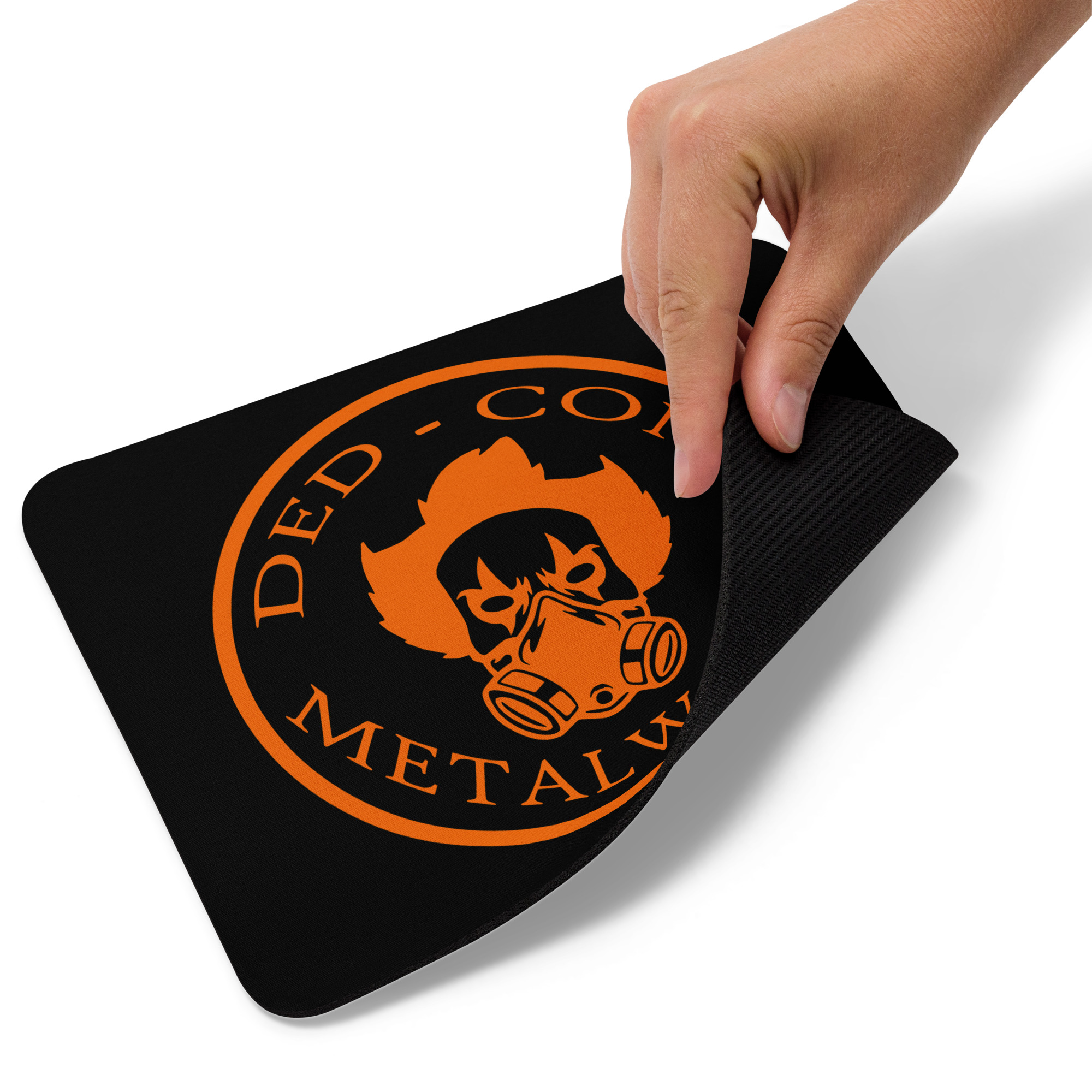 Mouse pad - "Ded-Con Orange" ⋆ DED-CON METALWORKS